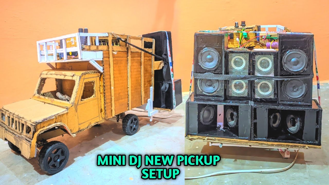 Mini Dj New Pickup setup 4 Top 2 Bass Full Sound Test - YouTube
