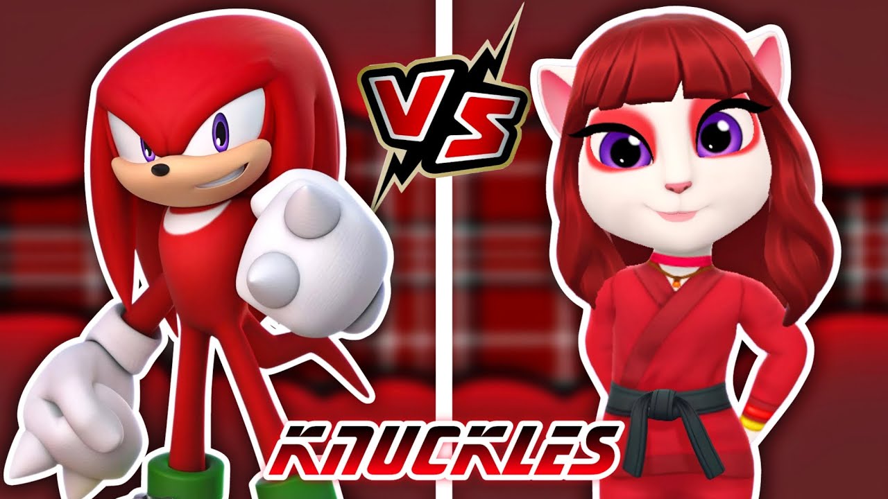 My Talking Angela 2 ️‍🔥|| Angela Vs Knuckles 🦔 ️|| Cosplay/ Makeover 💄 ...