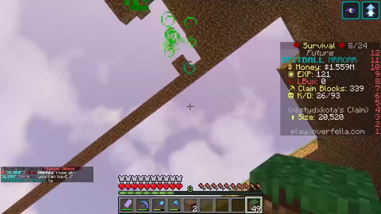 Loverfella Minecraft server road to 10mil in Minecraft - YouTube