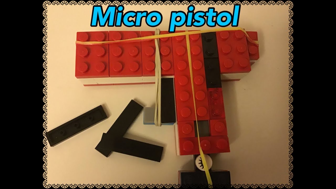 Micro mini Lego gun by AR Brix - YouTube