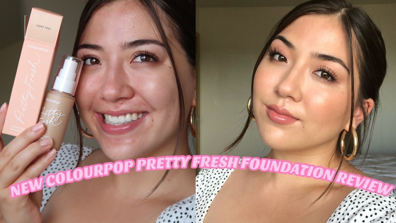 BRAND NEW COLOURPOP PRETTY FRESH HYDRATING FOUNDATION | REVIEW, DEMO ...