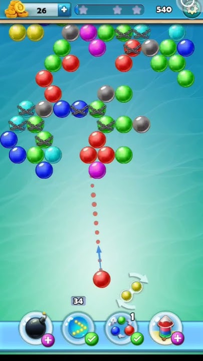 Bubble shooter game|levelup|level completed #bubbleshooter #shortvideo #shortfeed - YouTube