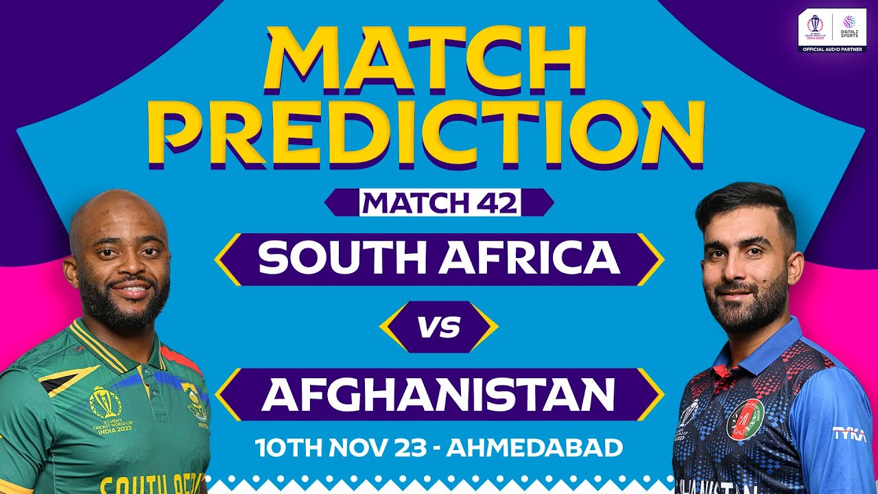 Match Prediction | South Africa vs Afghanistan | WorldCup 2023 | # ...