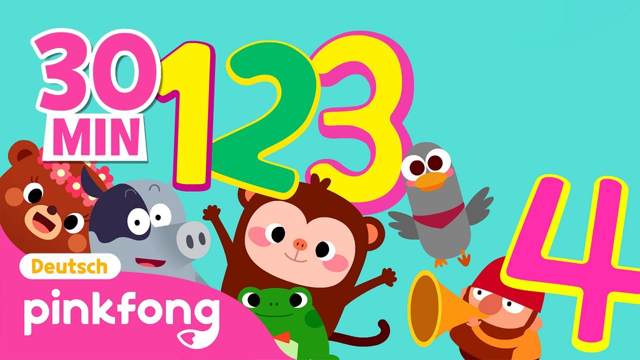 Ganze Folge von Pinkfong Zahlenlieder 🔢 | Baby Shark Deutsch | Pinkfong ...
