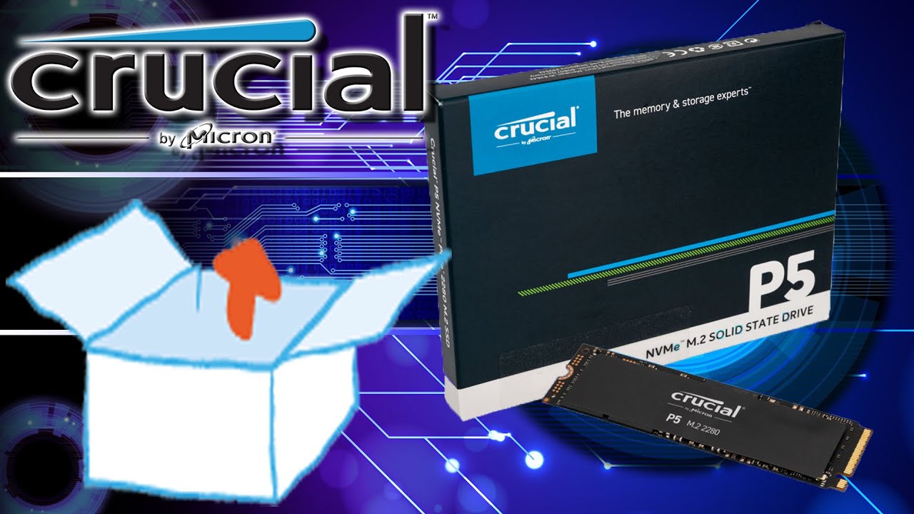 Unboxing | Crucial P5 1TB M.2, NVMe, SSD - YouTube
