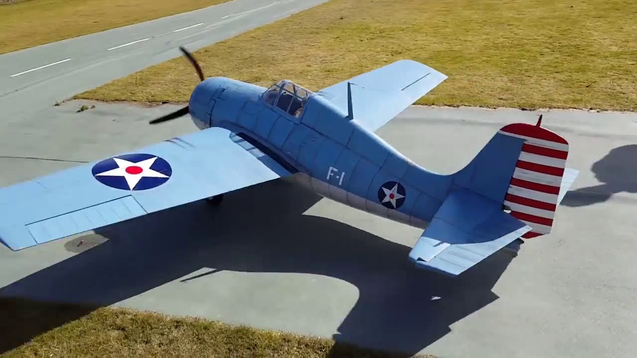 Grumman Wildcat F4F with Moki Radial Engine - YouTube