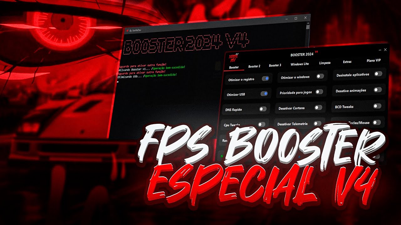 SAIU!! FPS BOOSTER V4 O MELHOR PAINEL DE OTIMIZAÇÃO COM AS MELHORES ...