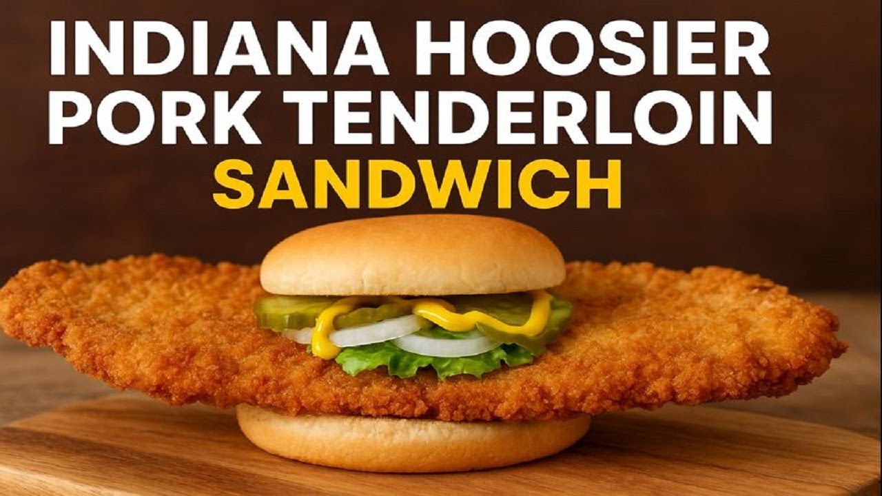 Indiana Hoosier Pork Tenderloin Sandwich | Crispy Giant Midwest Classic ...