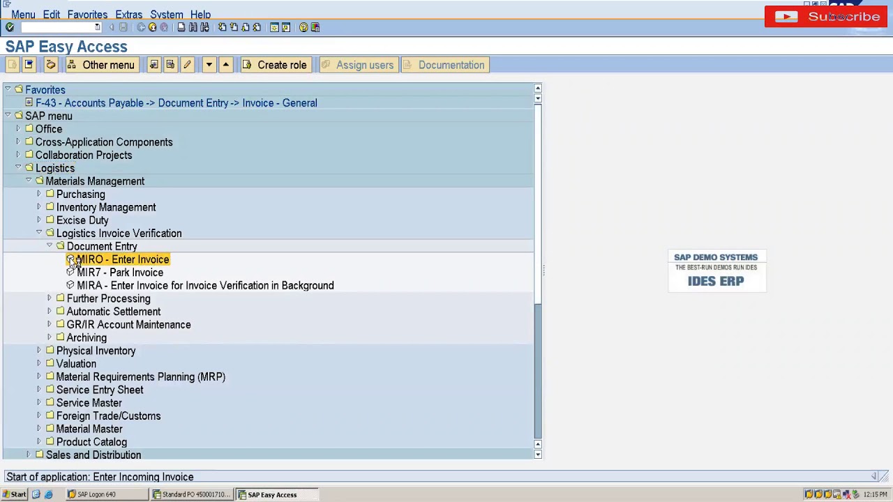 MIRO Invoice Posting In SAP YouTube miro-invoice-posting-in-sap-youtube