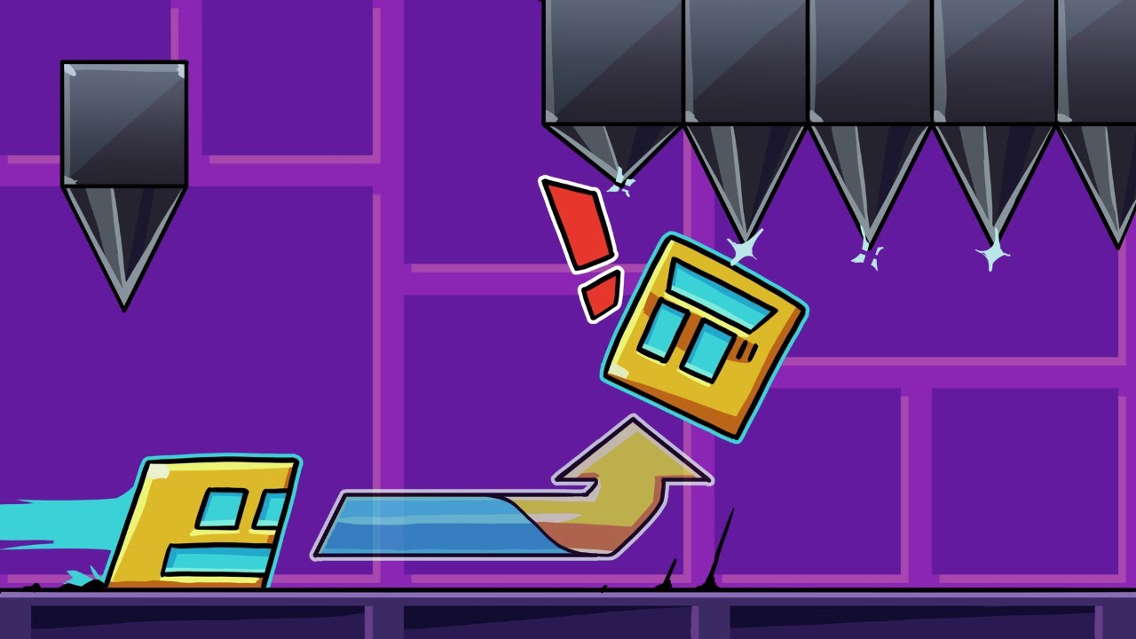 Geometry Dash, But RANDOM Gravity... - YouTube