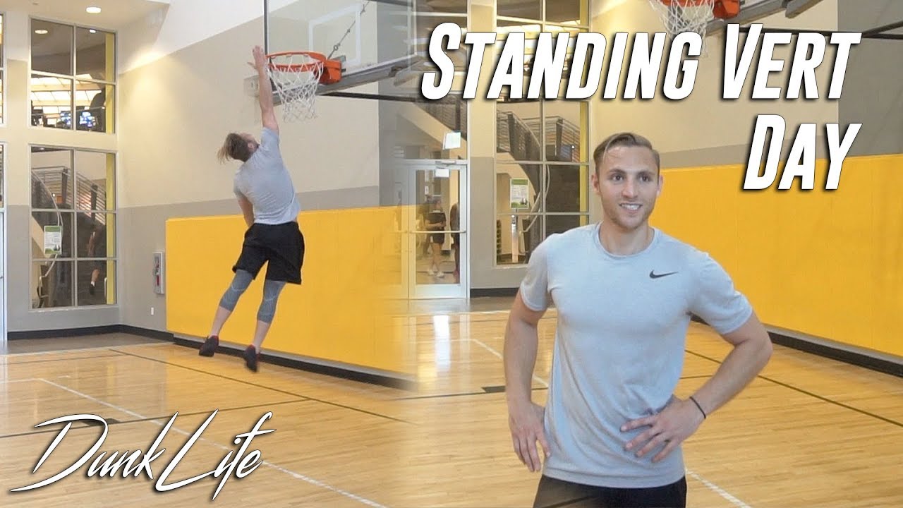Standing Vert Jumps - 5'10" #441 Dunk Journey 2.0 #DunkLife - YouTube