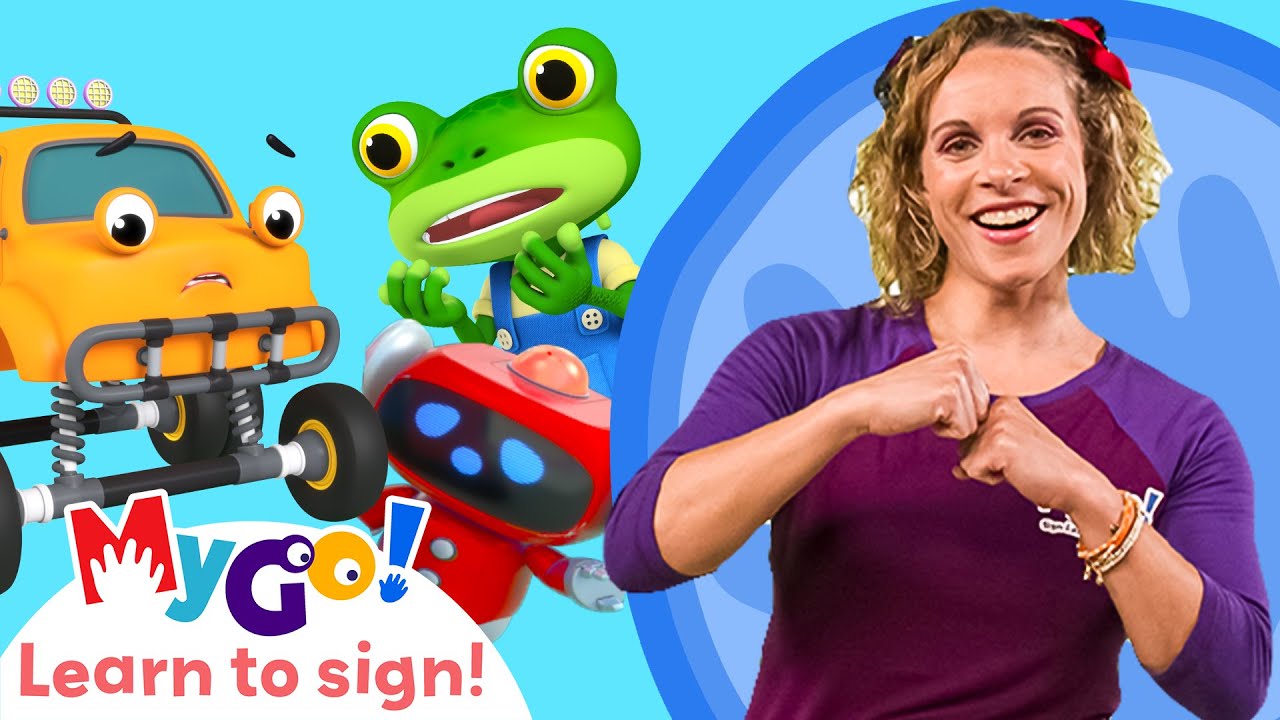 Learn Sign Language with Gecko's Garage! | Monster Truck Rescue | MyGo ...
