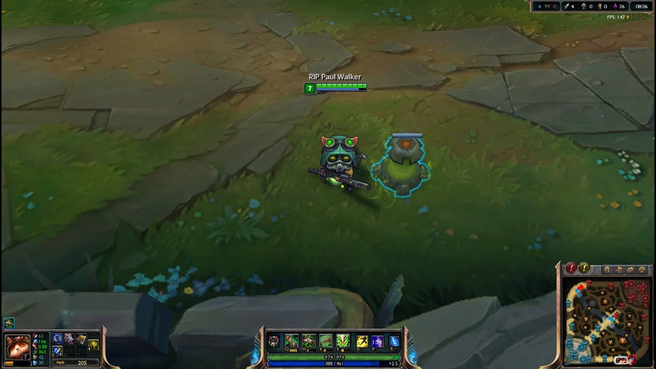 New Omega Squad Teemo (R) Shroom (VFX Update) - In Game Preview ...