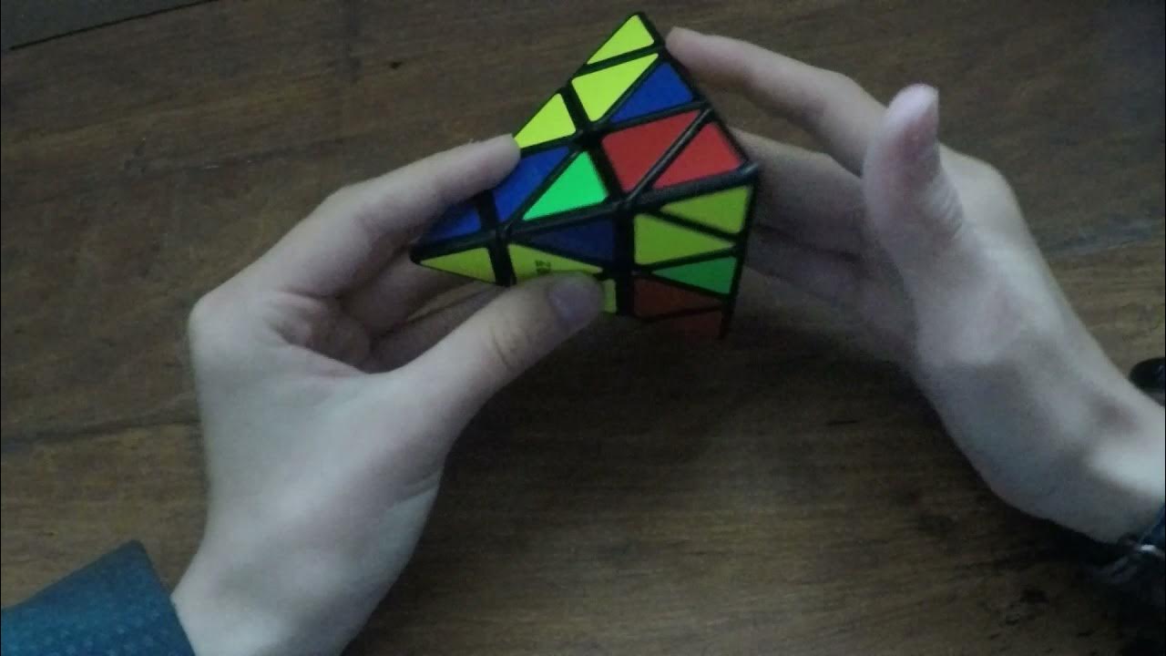 How to solve a Pyraminx using beginners method - YouTube