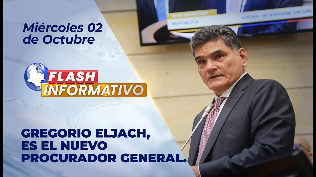 Flash Informativo I Gregorio Eljach Pacheco, nuevo Procurador General ...