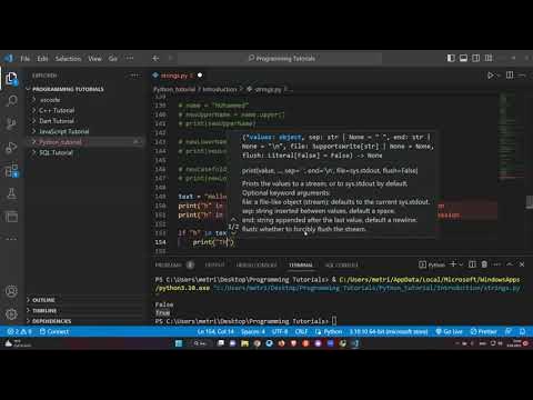 Python Tutorial 2.1.5 - Using the String Method "Casefold" "Upper" "Lower" - YouTube