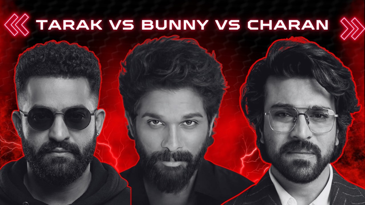 Who is the Real No.1? Tarak vs Charan vs Allu Arjun | Hits & Flops ...