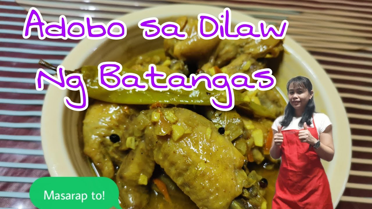 Adobo sa Dilaw/Napakadaming Health Benefits ng Turmeric - YouTube