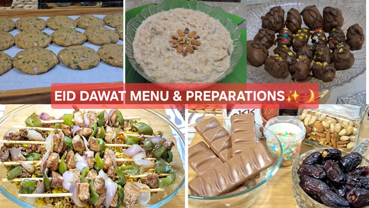 Eid Celebrations🌙 | Eid Menu day 1 | Chocolate truffles, Shashlik, egg ...