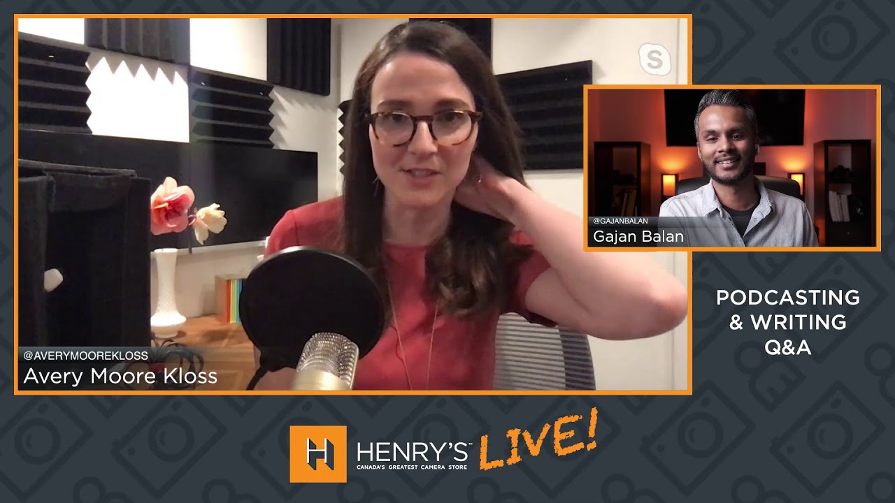 Henry's Live! Podcasting and Writing Q&A with Avery Moore Kloss - YouTube