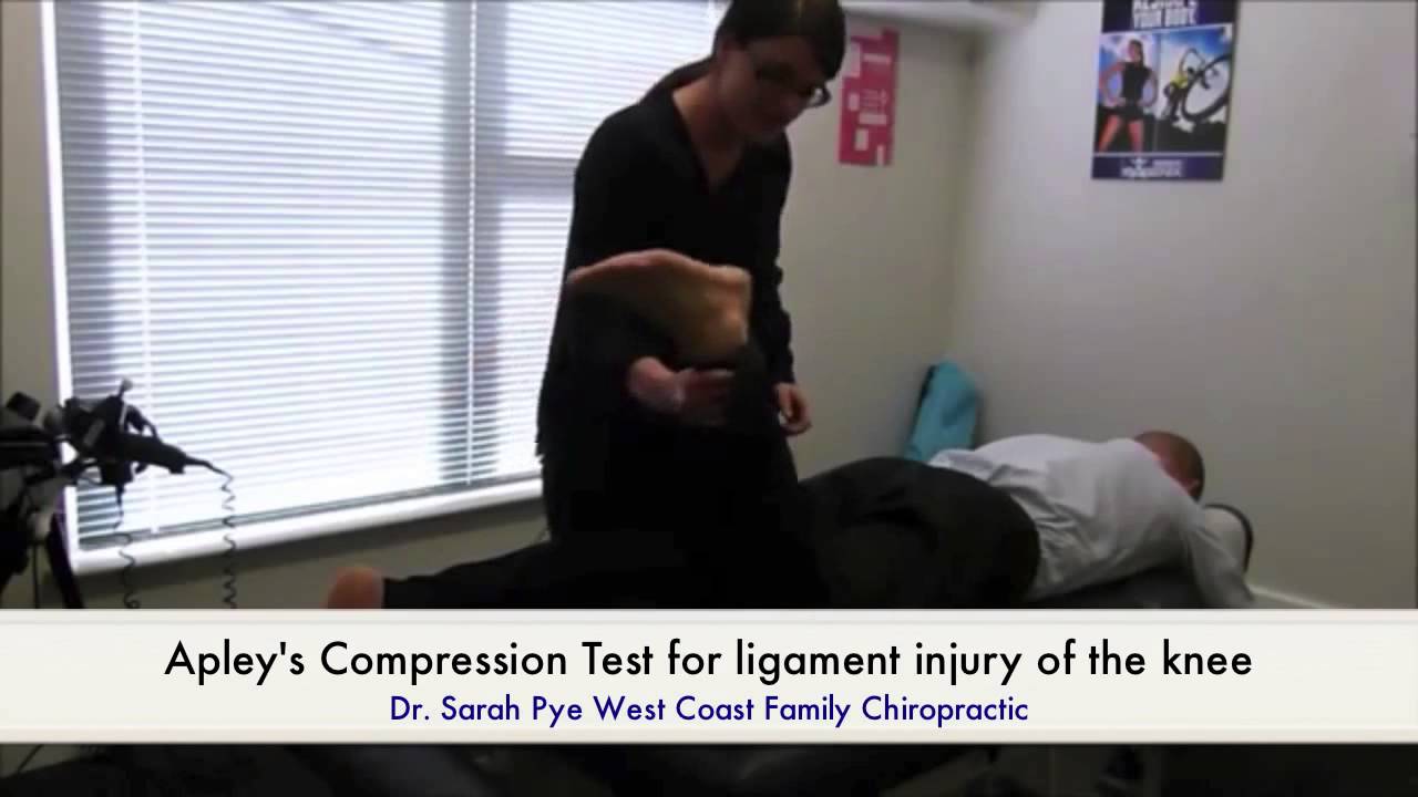 Apley's Compression Test for ligament injury of the knee - YouTube