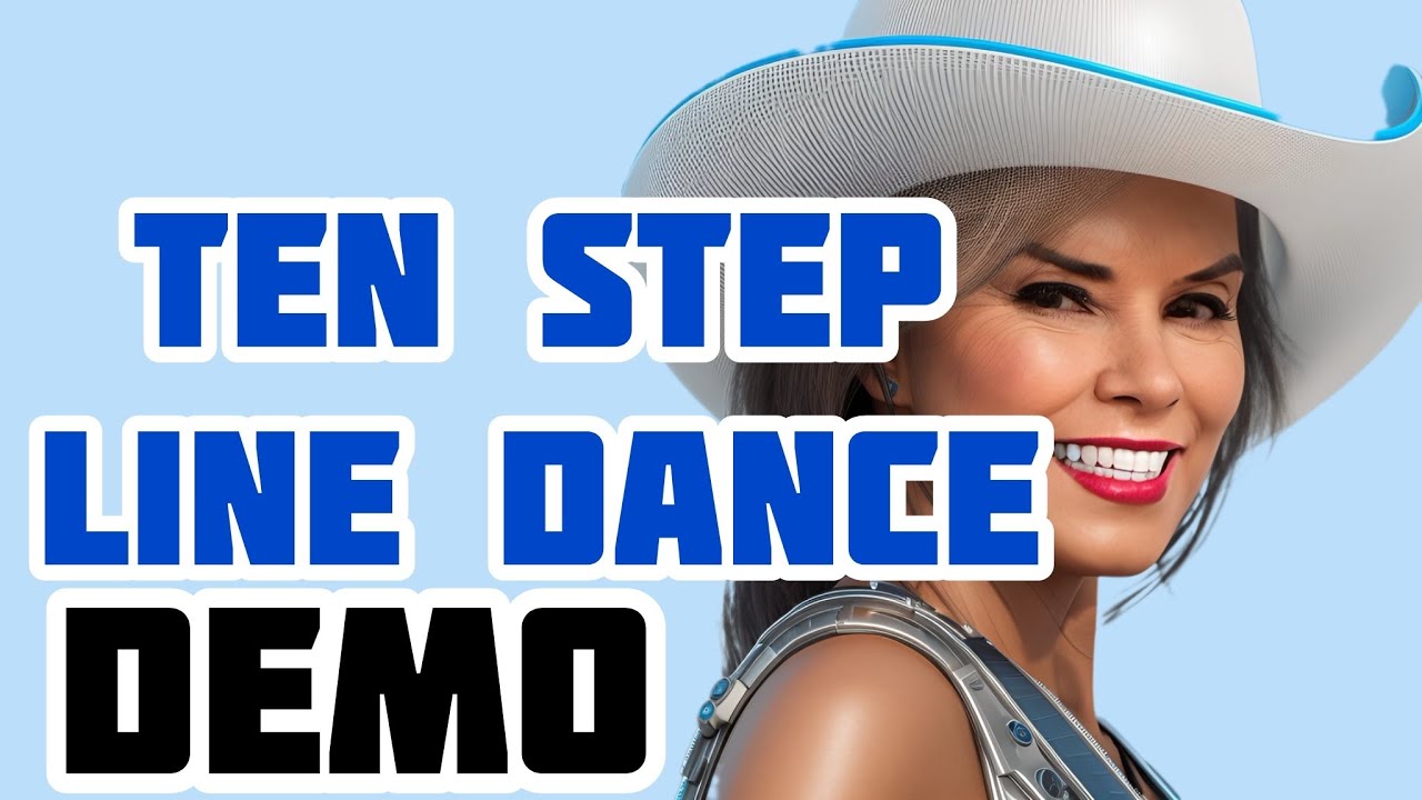 TEN STEP LINE DANCE - line dance DEMO. BEGINNER - YouTube