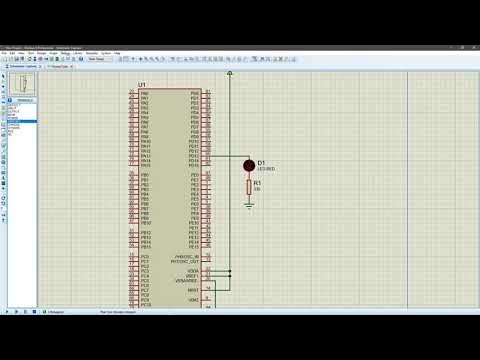STM32F4 Mikrodenetleyicisinin Proteus ile simulasyonu - YouTube