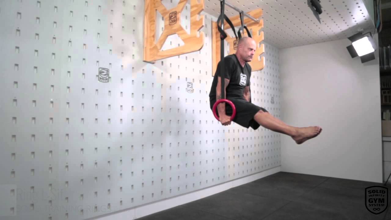 SOLID Training Rings - Ring L-Sit - YouTube