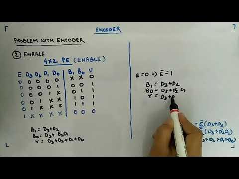 4x2 Encoder with Enable - Digital Circuits and Logic Design - YouTube