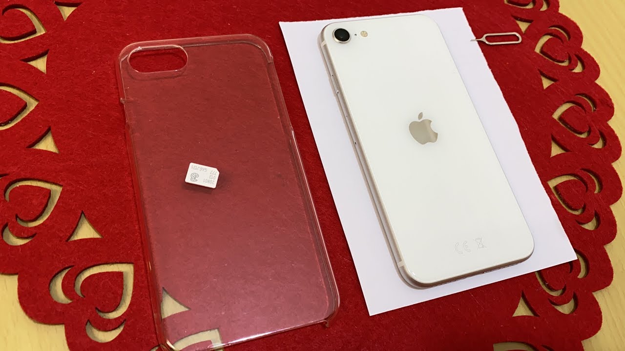 iPhone SE 2020 ,How to Insert a SIM card - YouTube