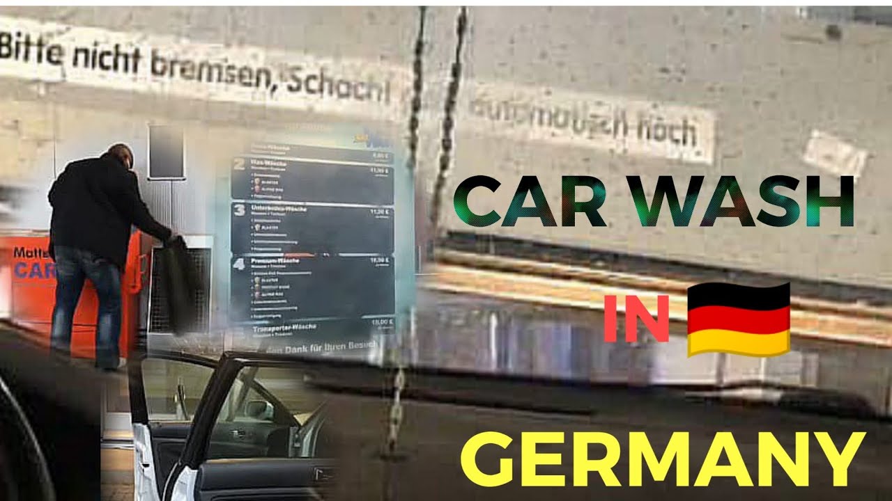 How to Wash Car In Germany - YouTube