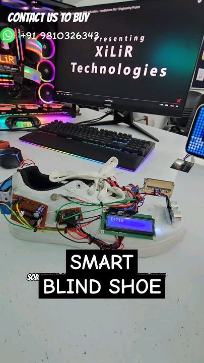 Smart Blind shoes using Arduino #project #ideas #scienceexperiment #shorts #students - YouTube