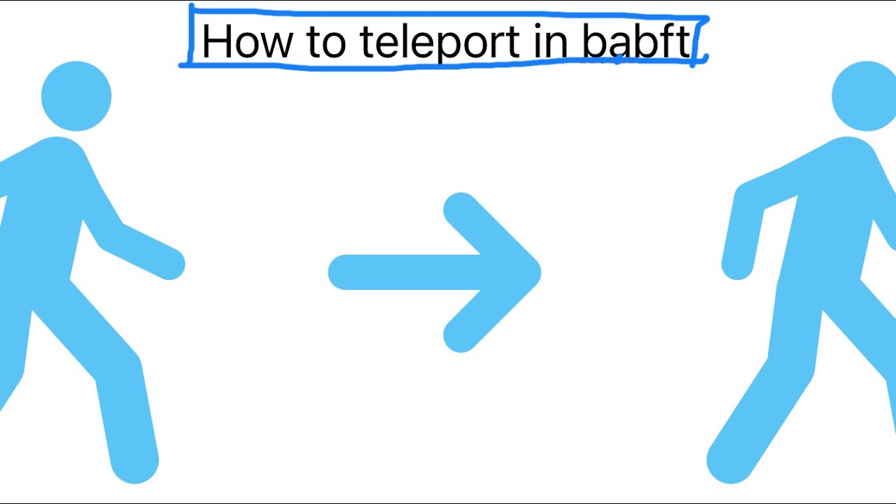 How to make a teleporter in babft - YouTube