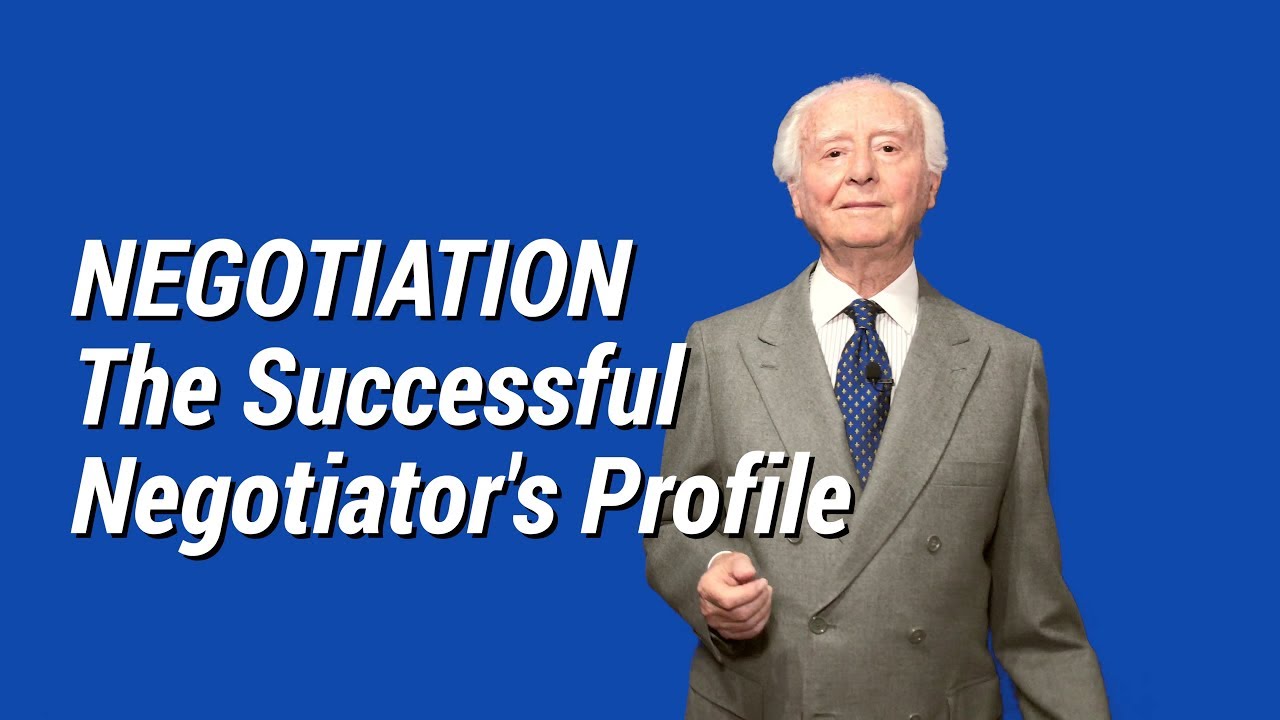 NEGOTIATION | The Successful Negotiator's Profile - YouTube