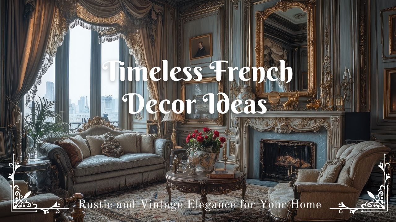 Timeless French Decor Ideas: Rustic and Vintage Elegance for Your Home ...