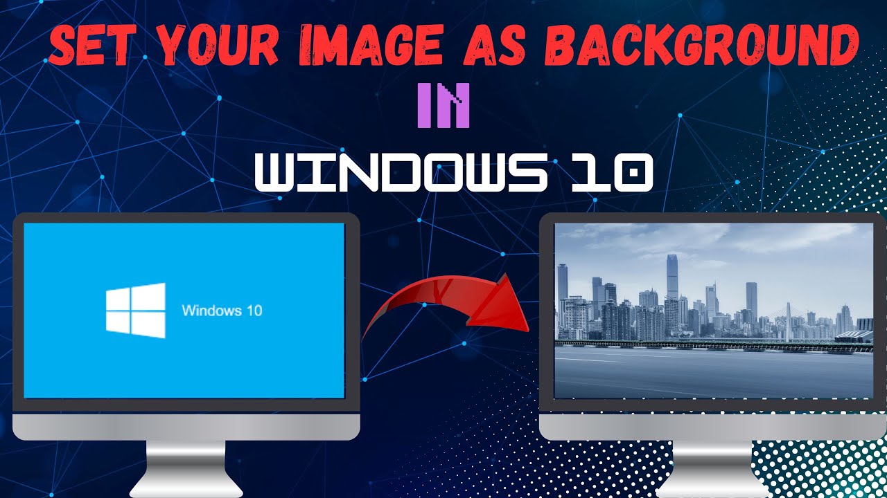 How to change your Desktop background image in Windows 10 - YouTube