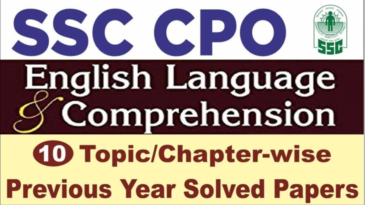 SSC CPO Sub Inspectors Delhi Police & Central Armed Police Forces ...