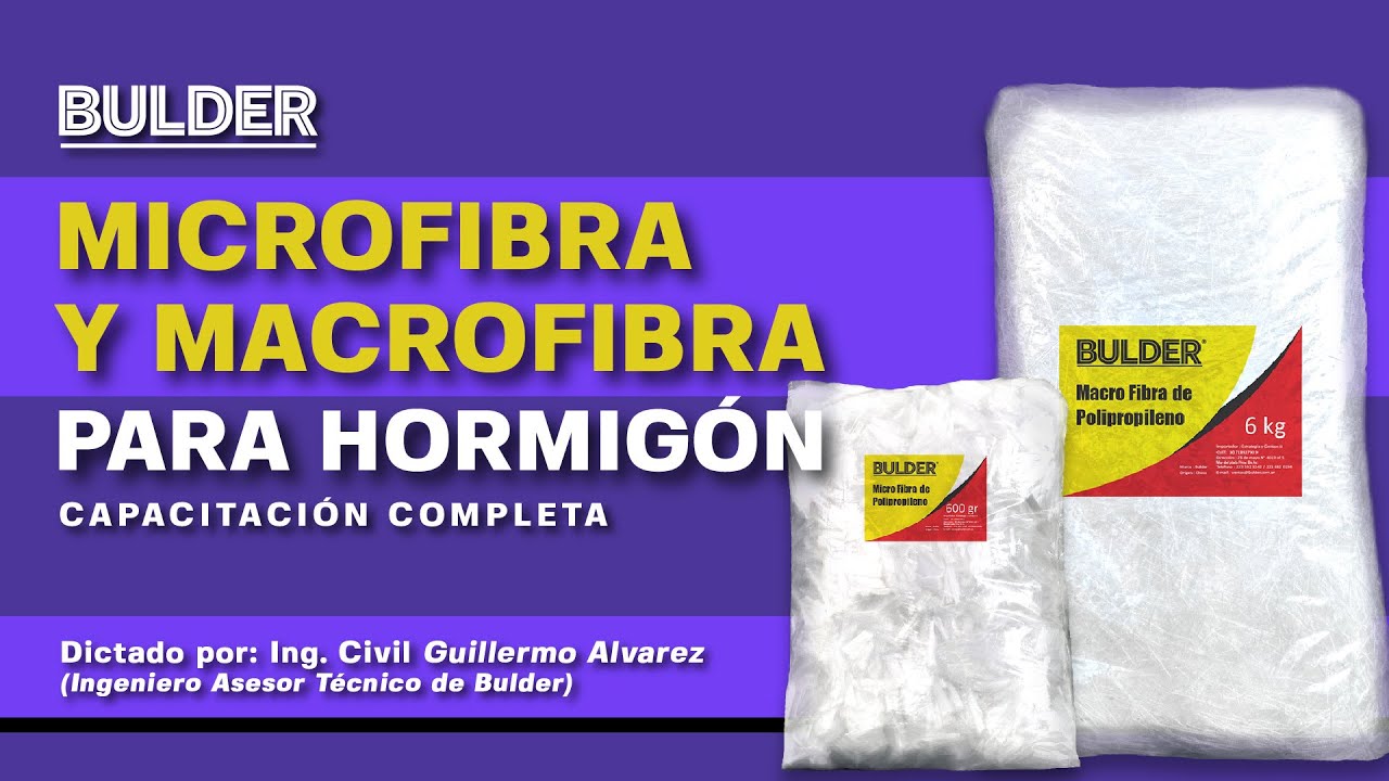 Capacitación completa sobre Microfibra y Macrofibra para refuerzo ...