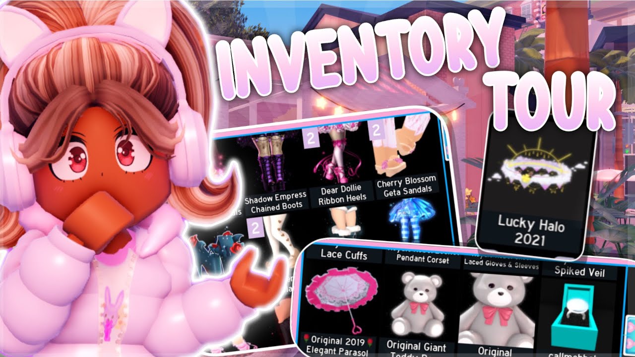 MY ROYALE HIGH INVENTORY TOUR! | Royale High Items - 2021 - YouTube