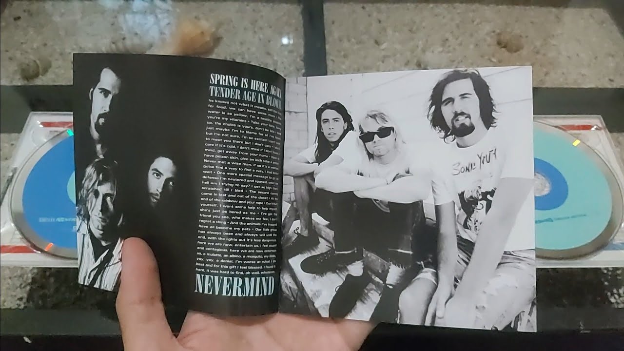 Unboxing Cd Album Nirvana Nevermind Deluxe Edition 2 Disc Booklet Youtube