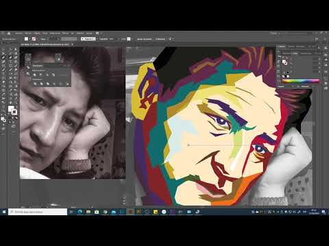 Full WPAP Art Tutorial Adobe Illustrator - YouTube