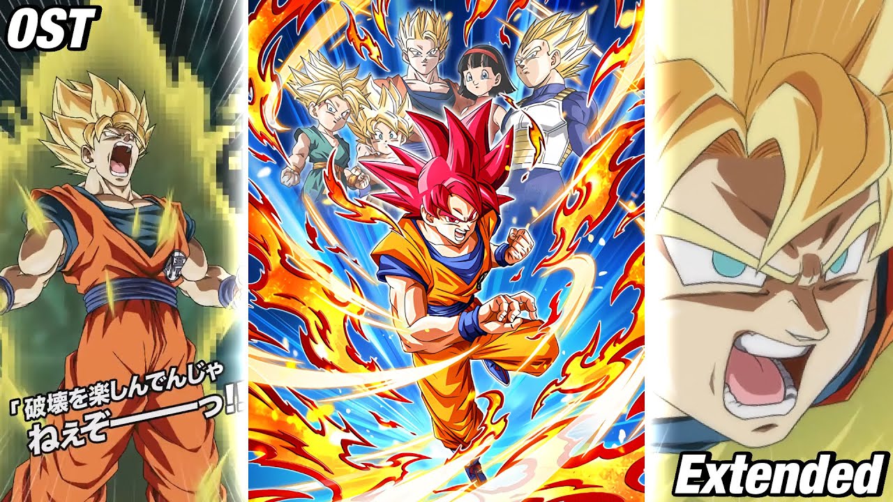 PHY Dokkan Fest Super Saiyan God Goku Transformation Active Skill ...