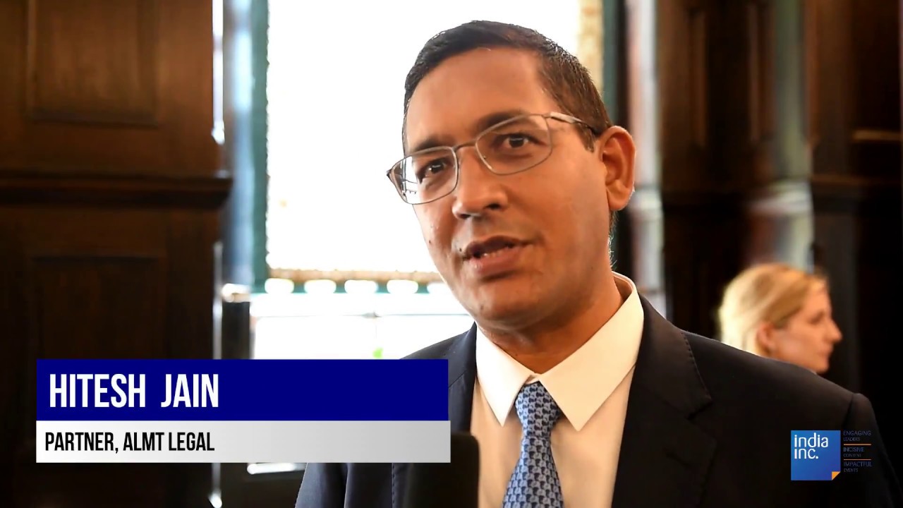 Hitesh Jain, Partner, ALMT legal, celebrates the launch of 'Winning ...