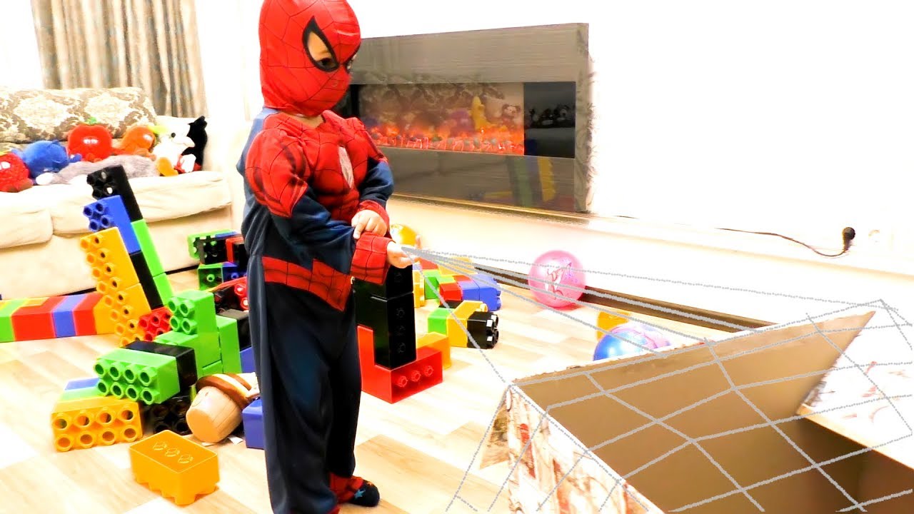 Spiderman for Kids clean up room | Superheroes video - YouTube