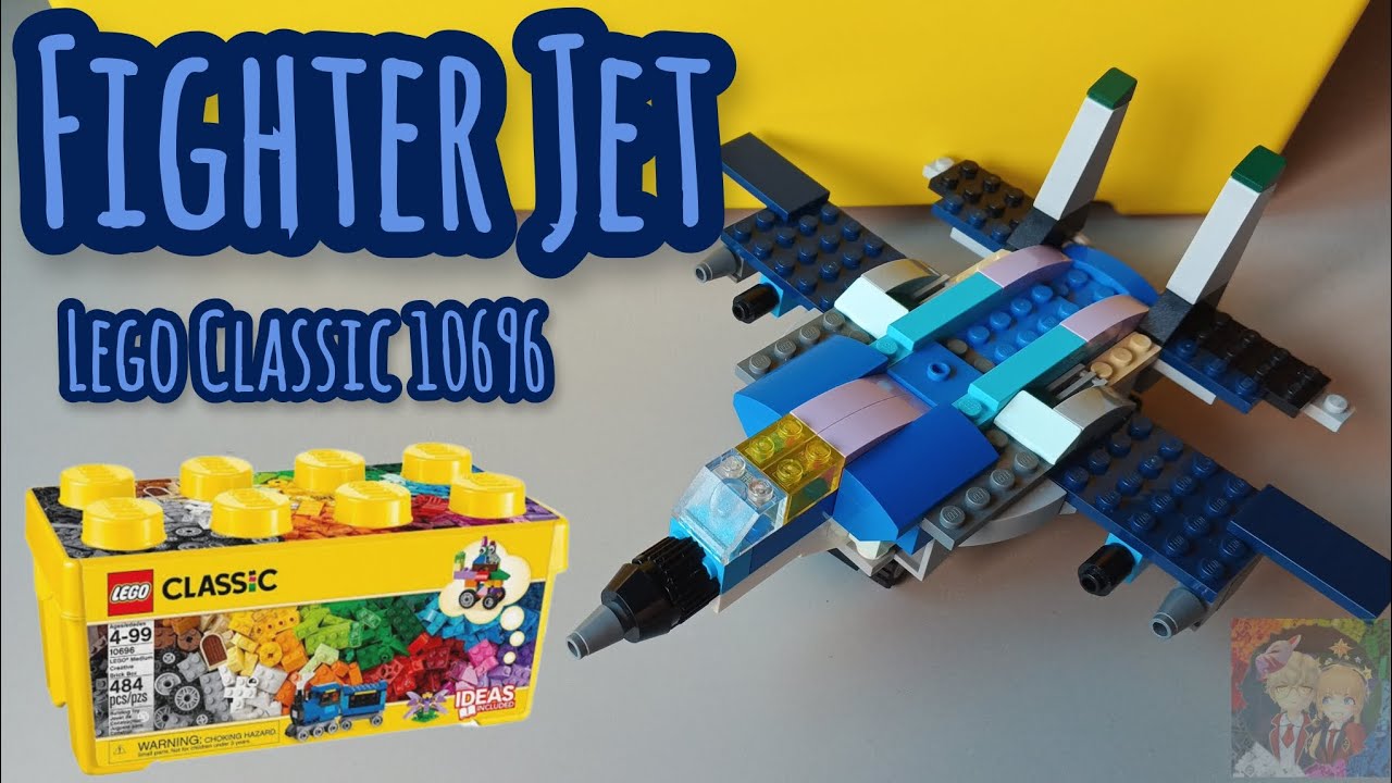 LEGO Classic 10696 "FIGHTER JET" - Instructions on how to build. - YouTube