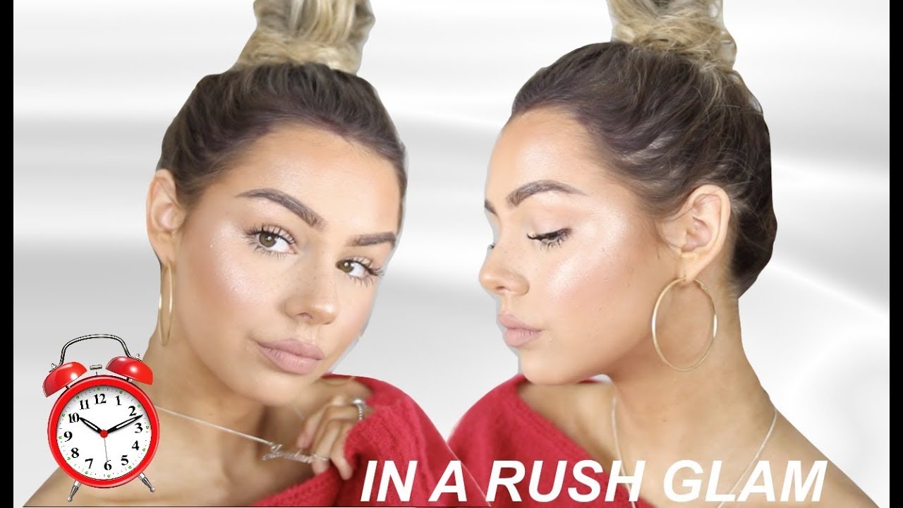 IN A RUSH?! THIS VIDEO IS FOR YOU! | 10-15 MINUTE MAKEUP TUTORIAL - YouTube