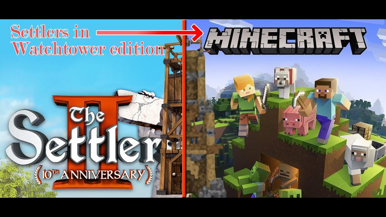 A Watchtower in Minecraft. Settlers II 10th Anniversary Edition ...