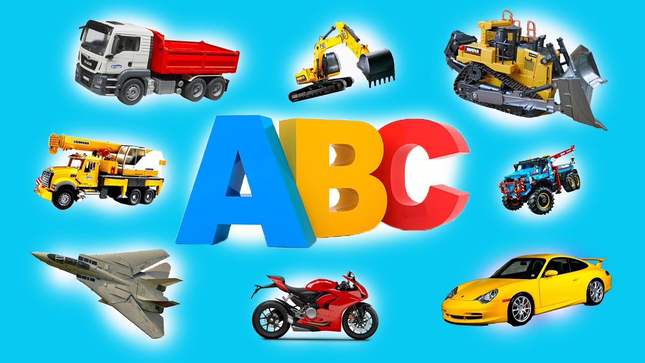 ABC 알파벳 중장비 트럭 장난감 놀이 ABC Alphabet with Toys play - YouTube