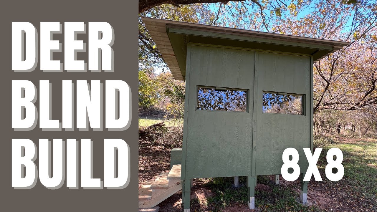 Building an 8X8 Deer Blind | Part 1 - YouTube