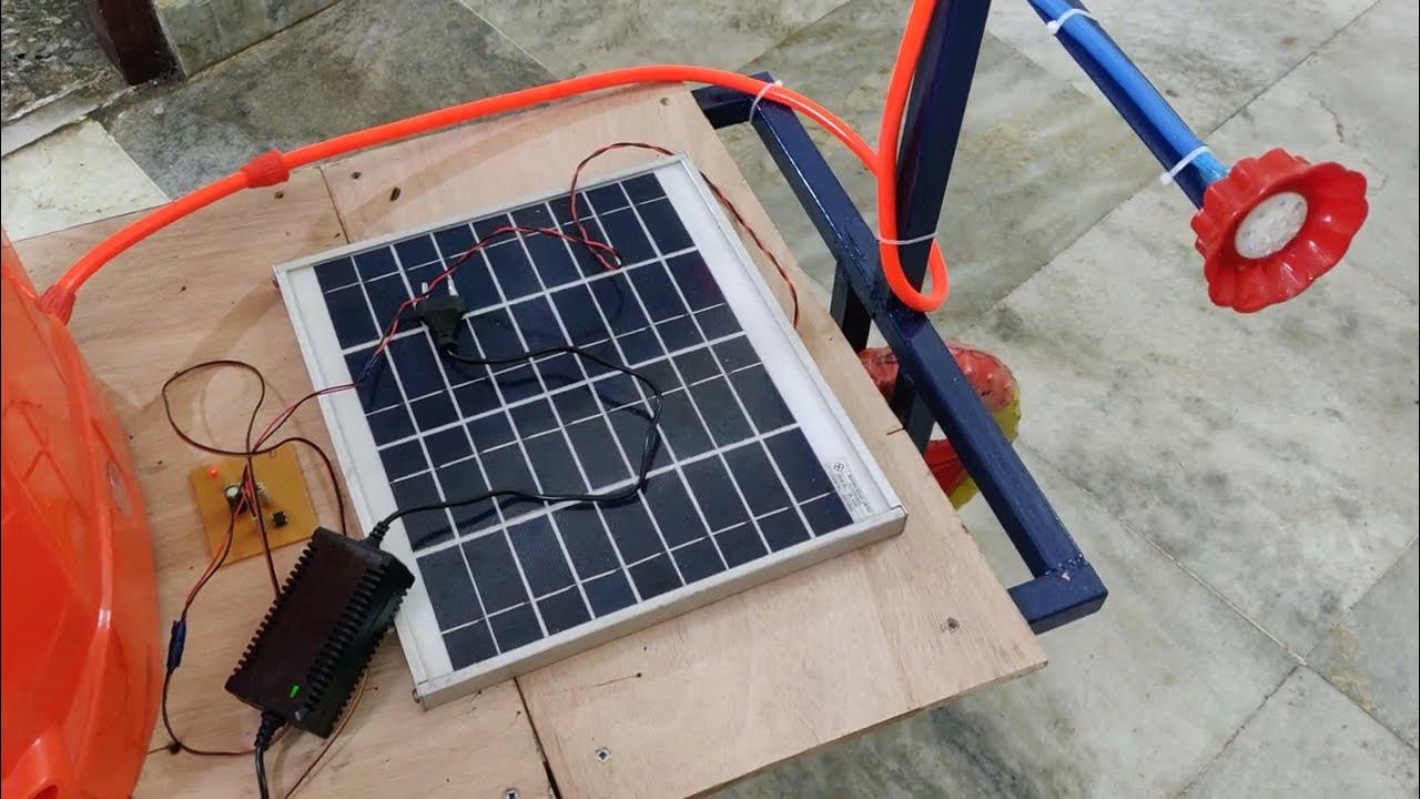Solar Powered Pesticides Sprayer - YouTube